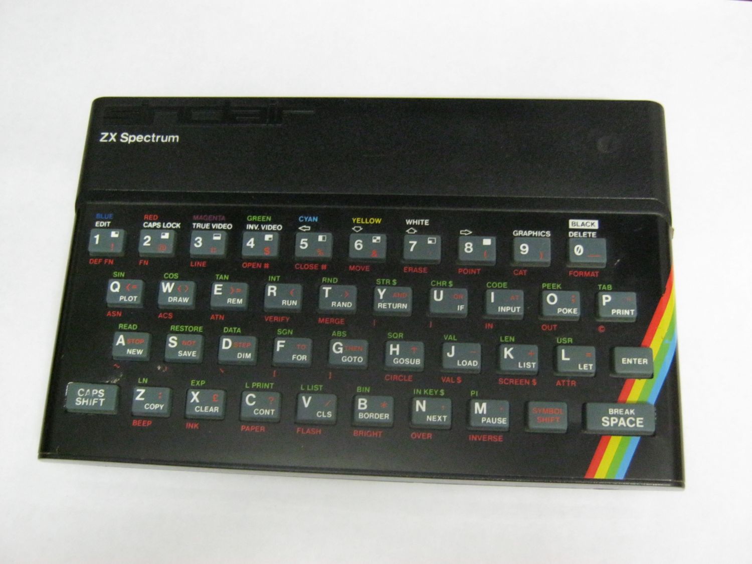 Sold - ZX Spectrum 48k case and keyboard membrane | AmiBay